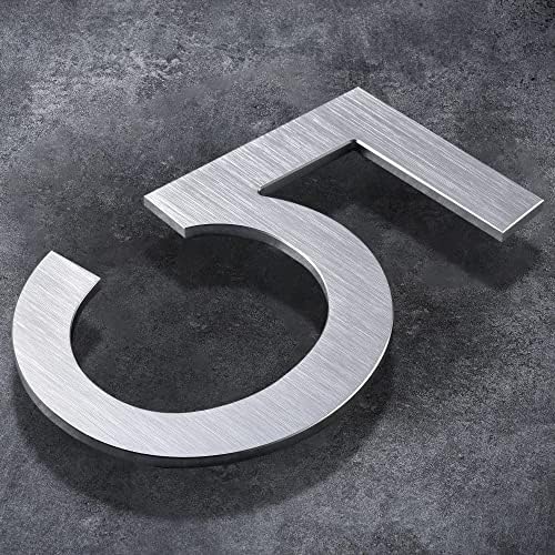 Amazon.com: Cobata 10 Inch House Numbers- Modern Floating Street Home ...