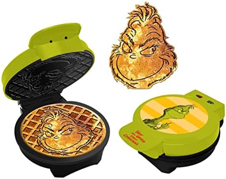 Amazon.com: Uncanny Brands Dr. Seuss The Grinch Waffle Maker - The ...
