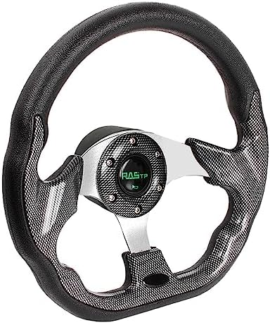 Amazon.com: RASTP 12.6 Inch Boat Steering Wheel with 3/4“ Axle Marine ...