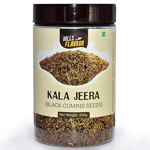 Hills Flavour Kala jeerakam, Black Cumin Seeds (200g) : Amazon.in ...