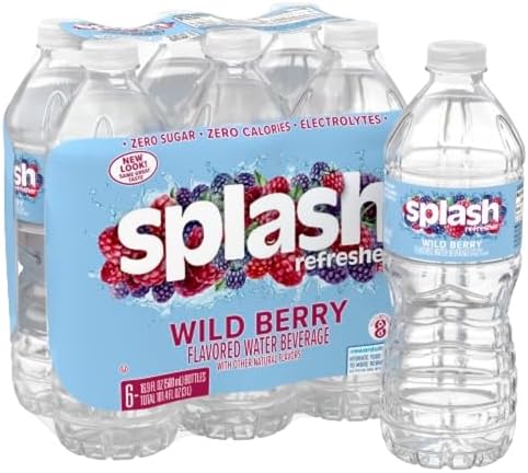Amazon.com: Splash Refresher Sparkling Water, Kiwi Watermelon - 12-Pack ...