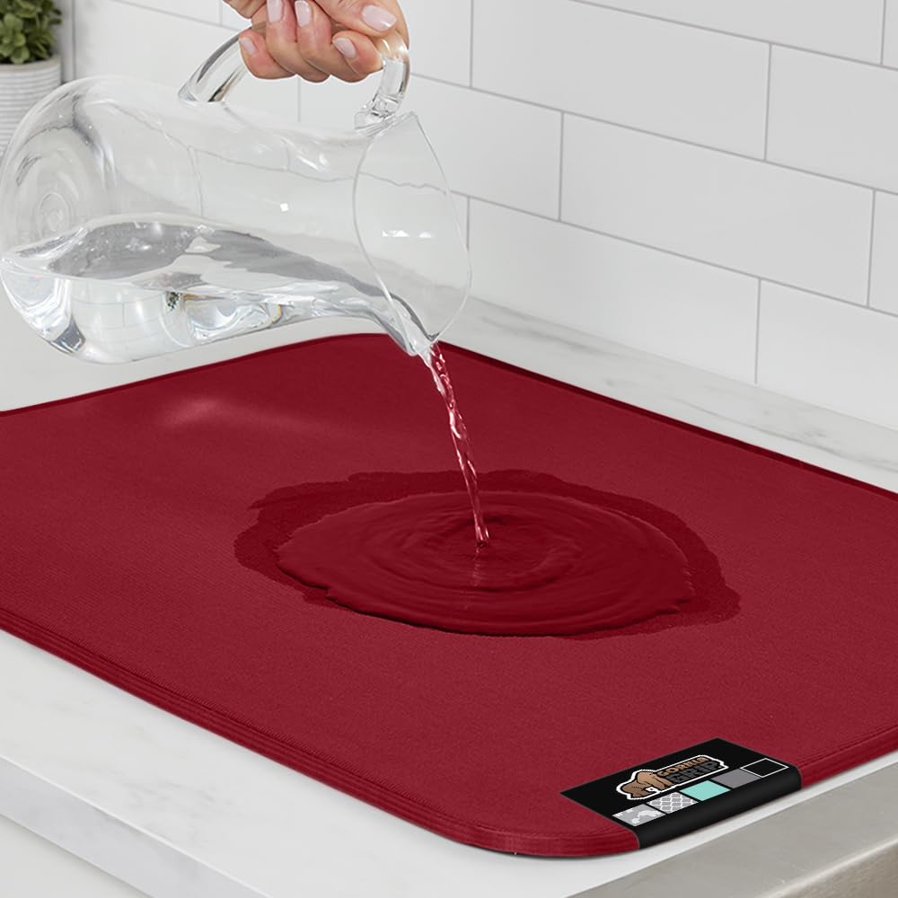 Amazon.com: Gorilla Grip Ultra Water Absorbent Microfiber Dish Drying ...