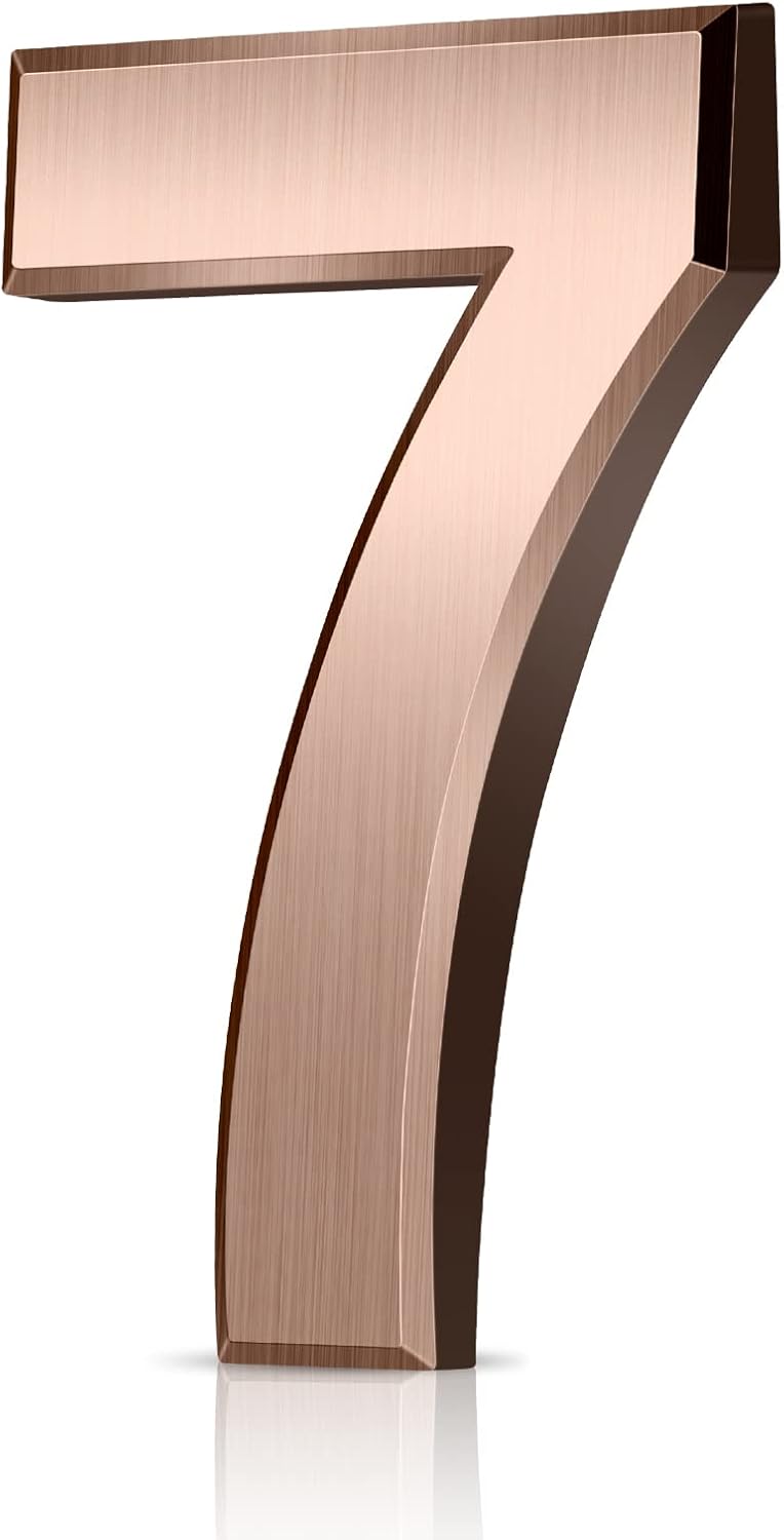 Vicloon Mailbox Numbers Self Adhesive, 3 Inches 3D Mailbox Numbers ...