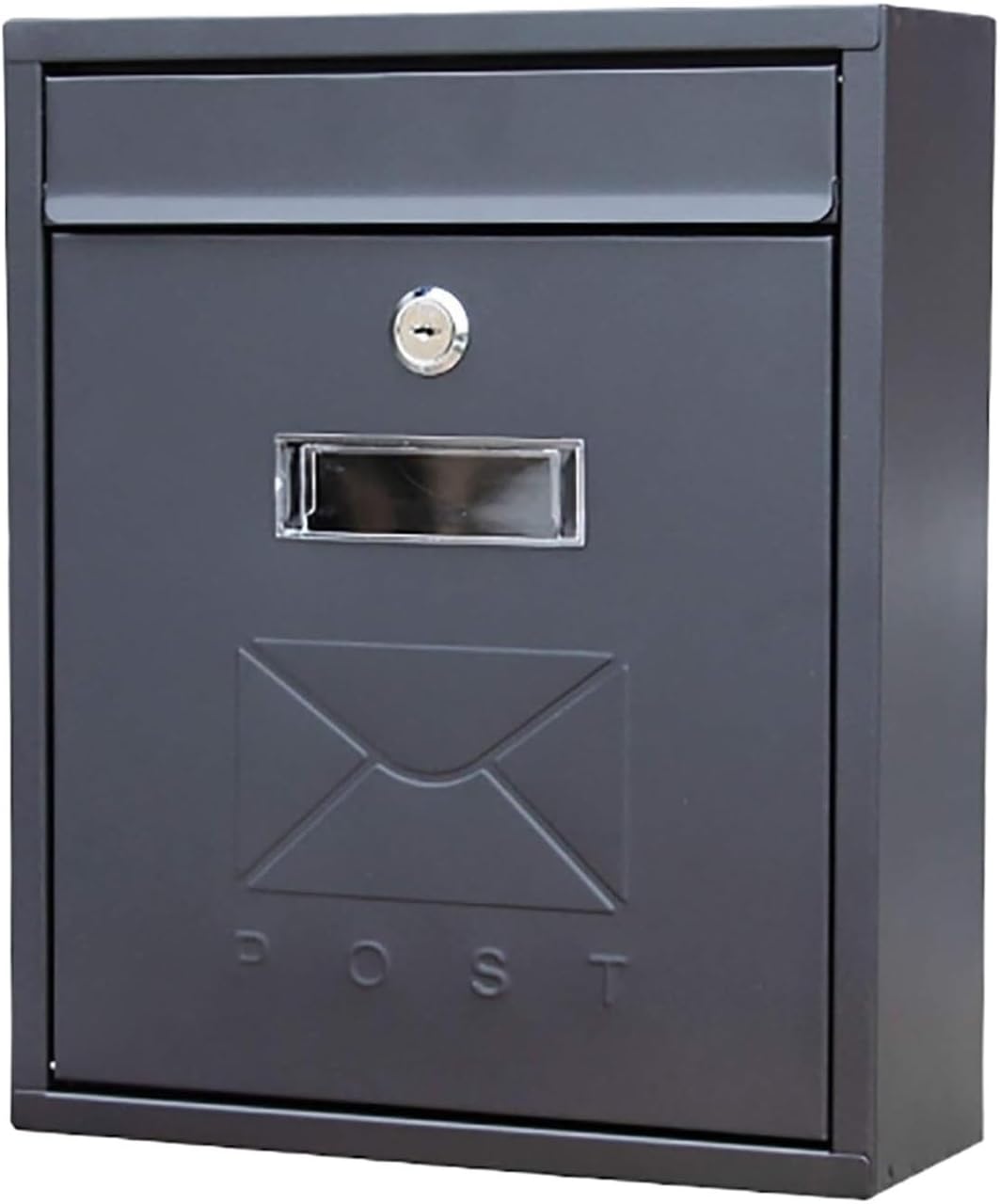 Post Box, Post Box, Wall Mounted Galvanised Mailbox, Lockable Post Box ...