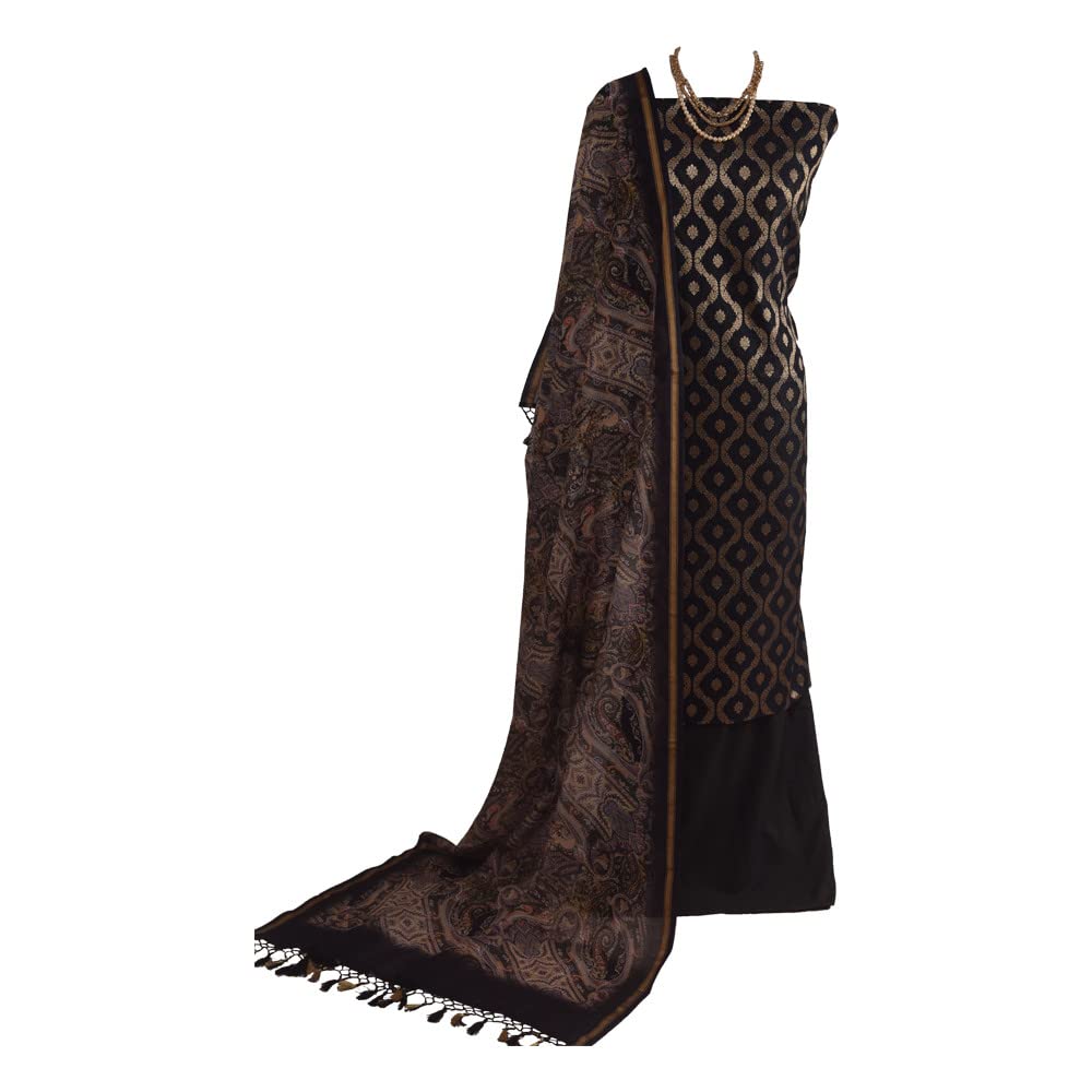 Buy Banarasi Rang Women's Pure Chanderi Look Dashing In This Feminine ...