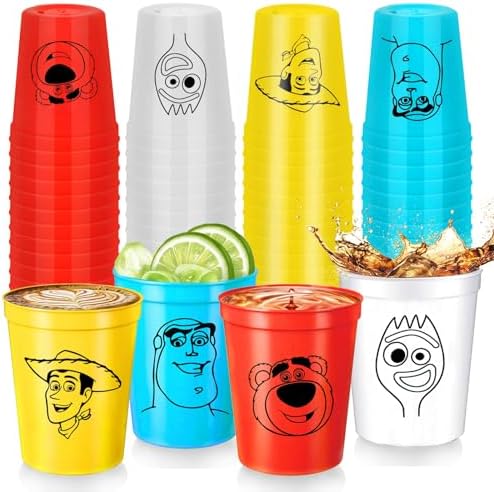 Amazon.com: Tessco 24 Pieces Farm Animal Cup for Kids Farm Animals ...