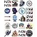 Amazon.com: Stickers 20 Pcs Per Pack Mass Laptop Effect Waterproof ...