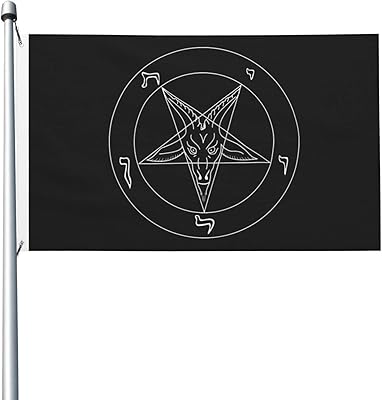 Amazon.com : AZ FLAG - Baphomet Church of Satan Flag - 3x5 Ft - 100D ...