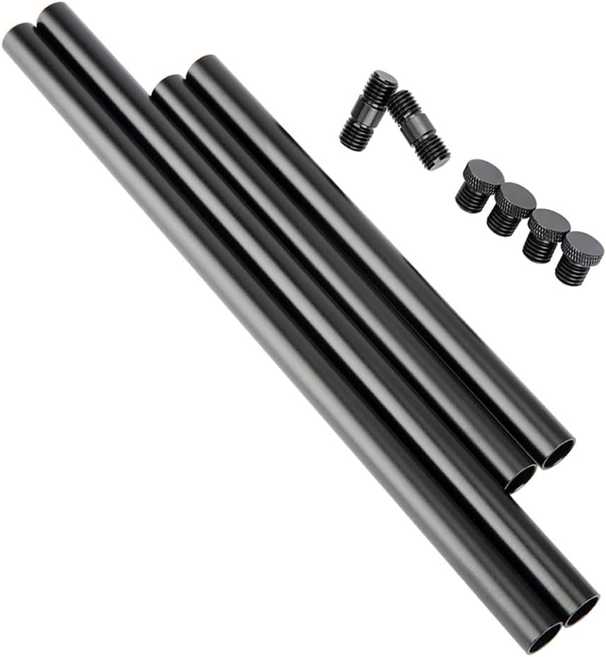 Amazon.com : NICEYRIG 15mm Rod 8 Inch and 12 Inch, with M12 Thread Rod ...