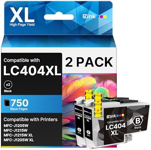 Amazon.com: E-Z Ink LC404 LC404BK Ink Cartridges Replacement Compatible ...