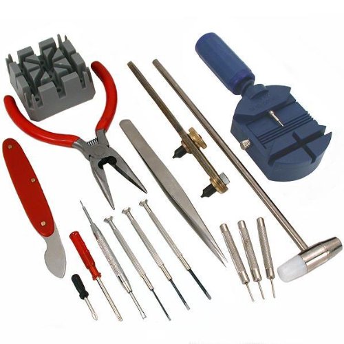Amazon.com: 16 PCS Watch Tool Kit : Tool Kit: Clothing, Shoes & Jewelry