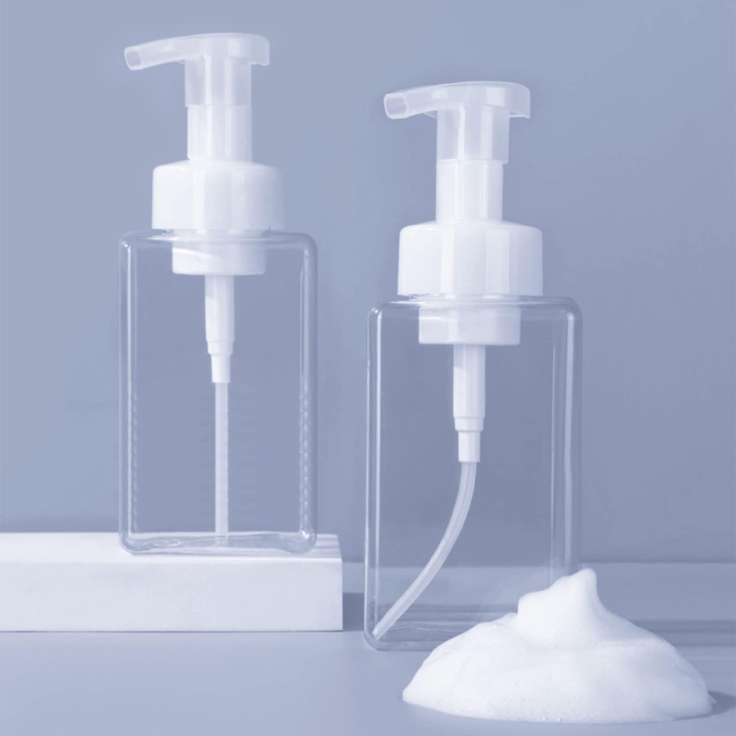 Amazon.com: Hethyo Foaming Soap Dispenser 3 Pcs 250ml/8.5oz Square ...