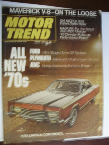 Motor Trend (Vol. 21 No. 8): Eric Dahlquist: Amazon.com: Books