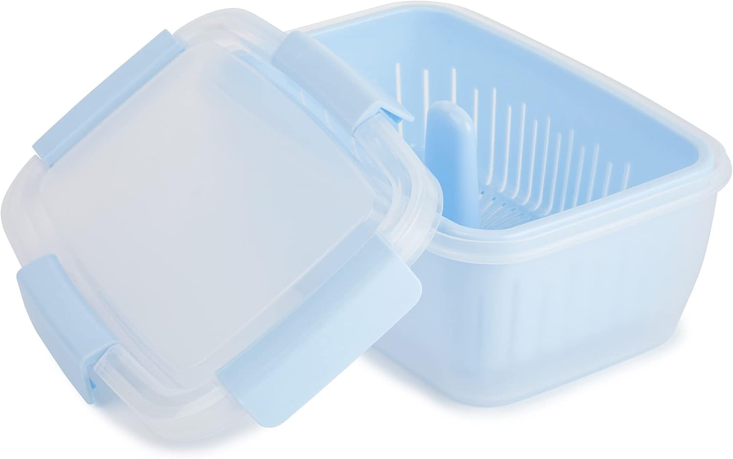 Amazon.com: Core Kitchen 67oz 2-in-1 Colander Ice Blue 9 x 6.5 ...