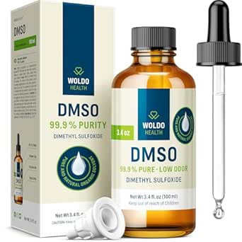 DMSO Pharmaceutical Grade with 99.9% Purity & Low Odor - 3.38oz ...