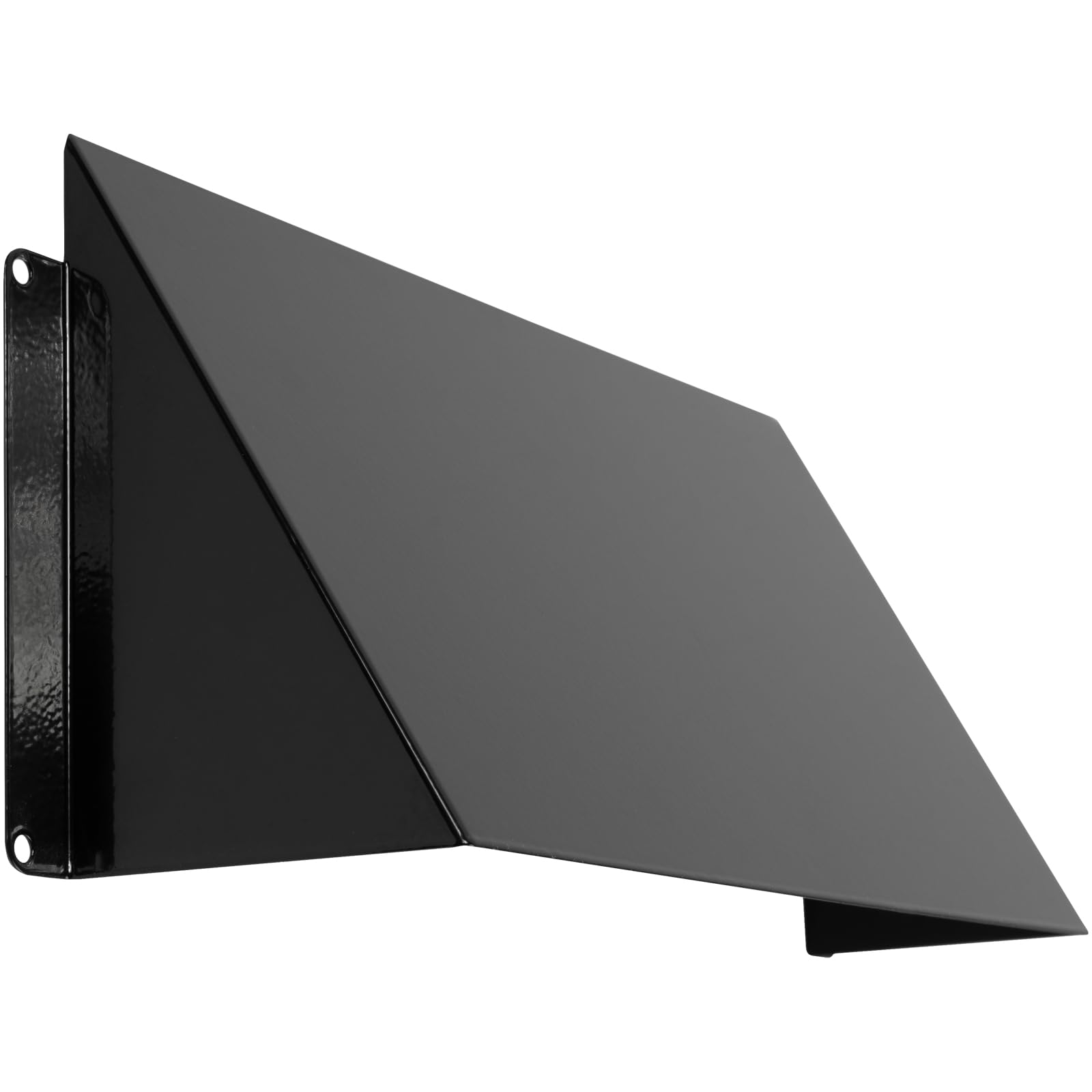 Repa Market 10″ x 4.7″ Inch / 250 x 120 mm Black Galvanized Steel Hood ...