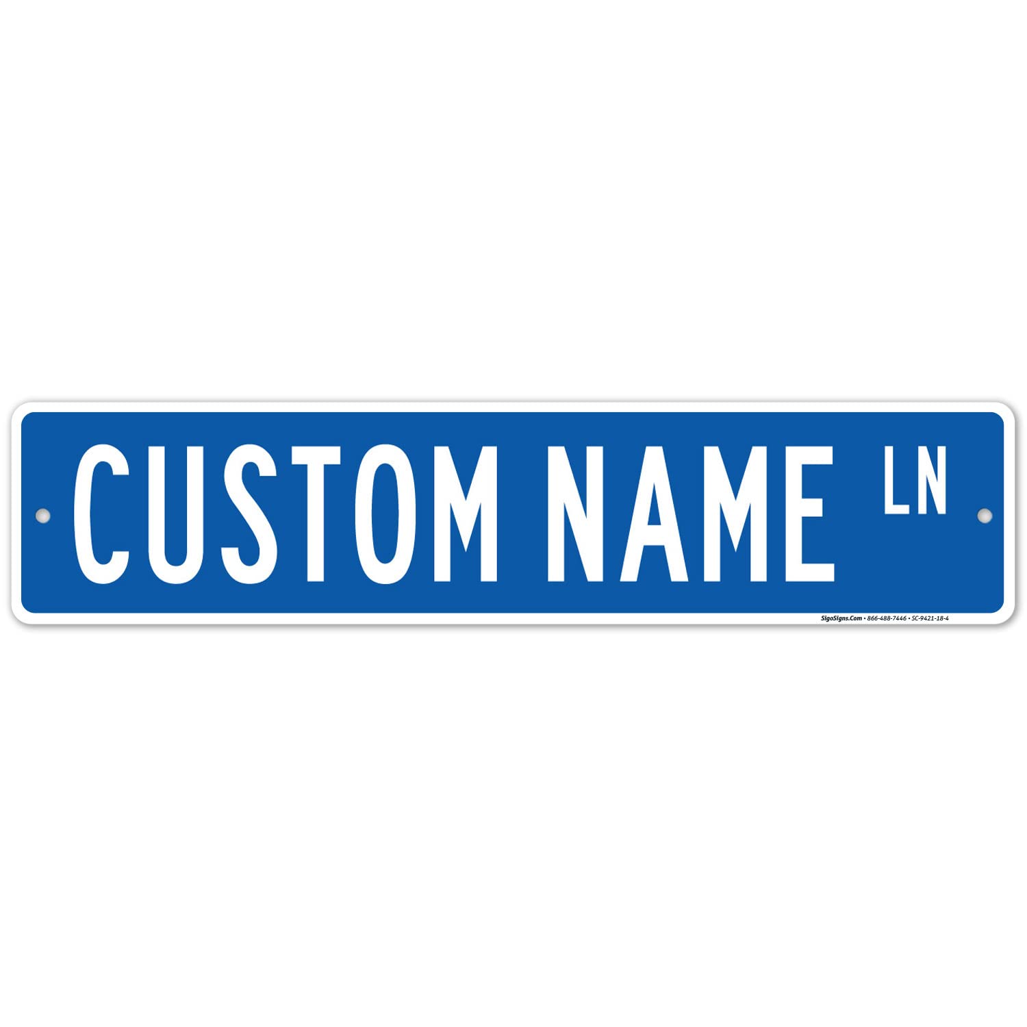 Custom Street Sign, Personalized Steet Sign, Customizable Novelty Road ...