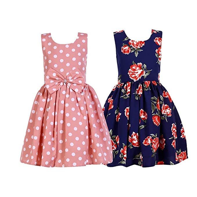 Naaz Mannat Fashion Baby- Girl's Kid's Casual Wear Frock Color Peach ...