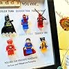 Amazon.com - LDGXHCS Gifts for Dad: Superhero Photo Frame - Father's ...