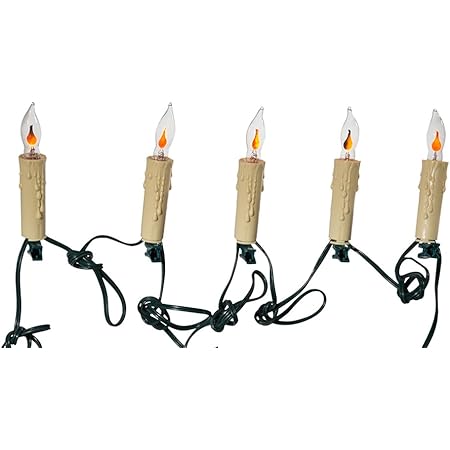 Amazon.com: Kurt Adler 15-Light Triple Candle Light Set, 30-inch Length ...