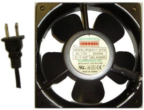 Amazon.com: Mechatronics 172x150x51mm 120 Volt High Speed AC Fan ...