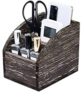 Amazon.com: OKSQW Rustic Vintage Wooden Desk Organizer Farmhouse Wood ...