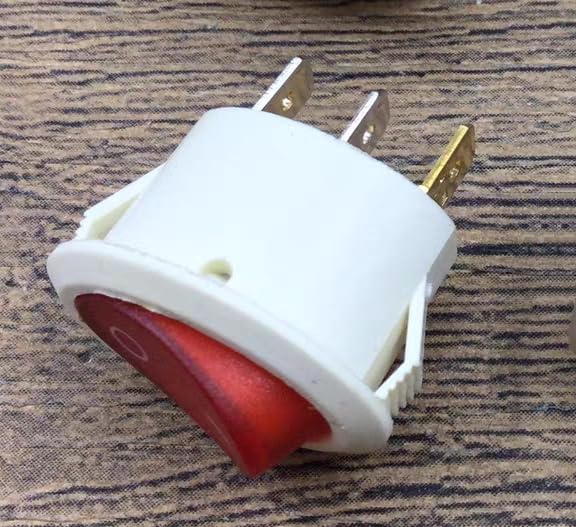1PC TAIHENG Oval 3-Pin 2-Position Rocker Switch for Electric Kettle ...