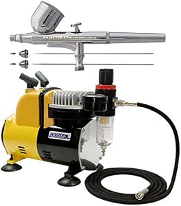 Master Airbrush Model G222 3 Tip Size PRO SET Airbrushing System with ...