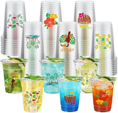 Amazon.com: Yaomiao 50 Pcs Fiesta Party Favor Mexican Disposable Cups ...