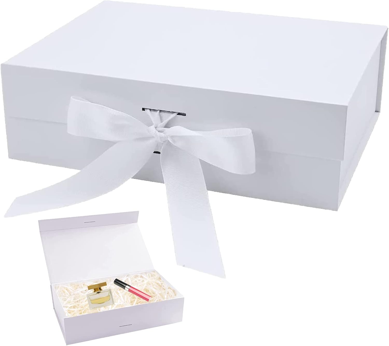 Boite cadeau Bowknot (21x17x7cm), Coffrets cadeaux pliables avec ...