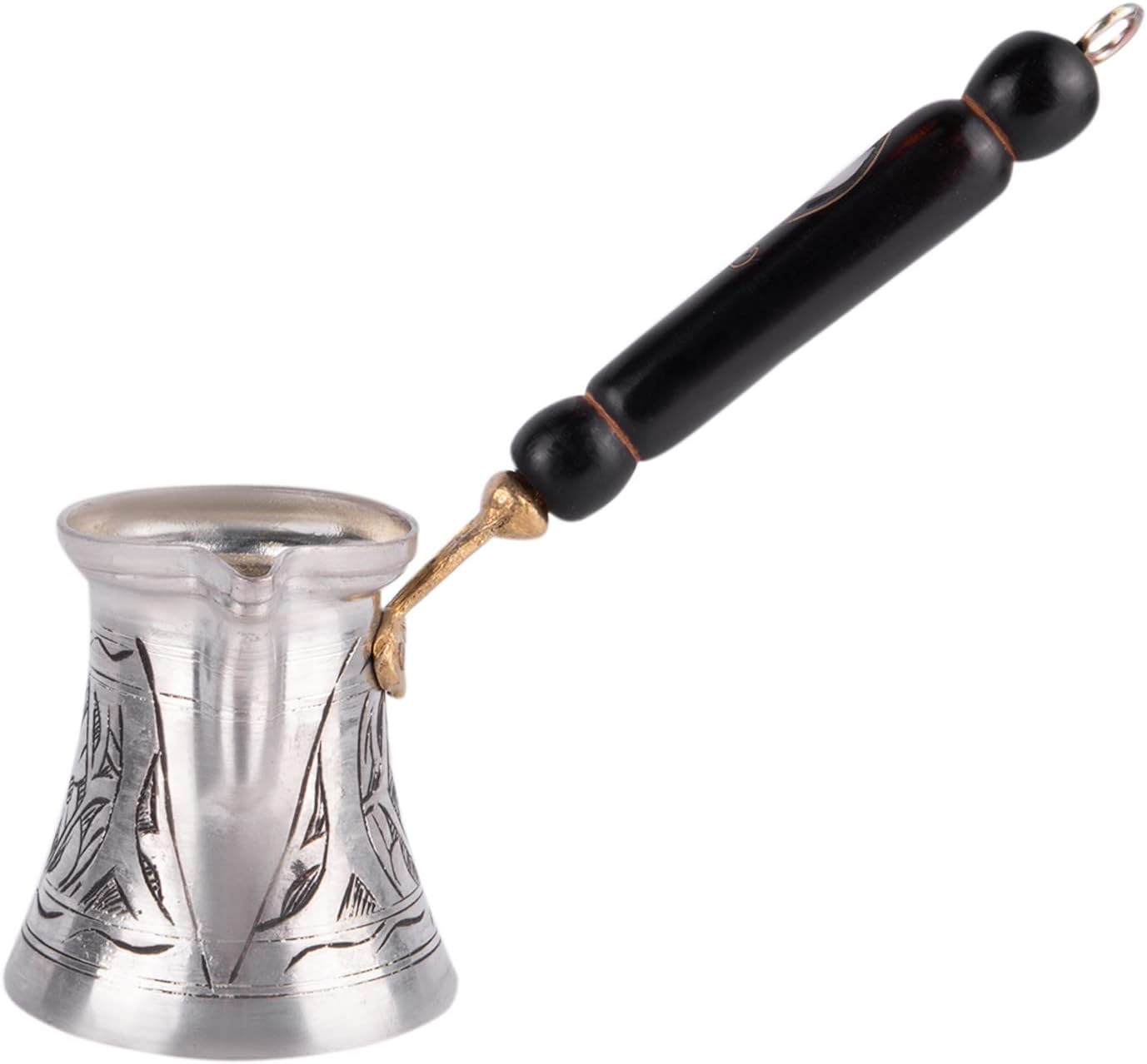 Amazon.com | STP GOODS Turkish Coffee Maker with Wooden Handle Antique ...