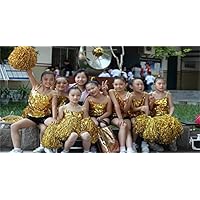 Pom Pom Gold Colour Used for Dance, Special Events , Birthdays and ...