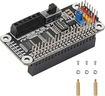 Amazon.com: WatangTech Motor & Servo Driver HAT for Raspberry Pi | Dual ...