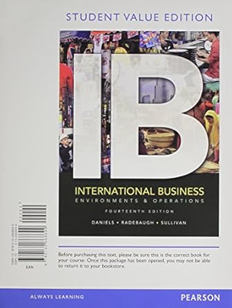 International Business: Environments and Operations: 9780133033960 ...