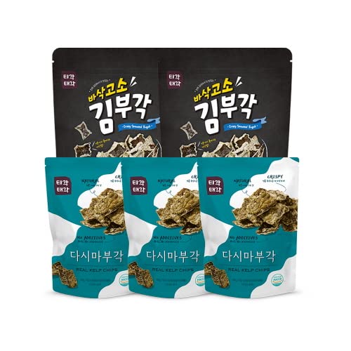 Amazon.com: Tigak Tegak – 100% Naturals Korean Bugak Seaweed ...