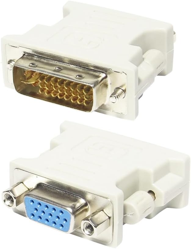 Adaptador Dvi 24+5 Pinos Macho Para Vga 15 Pinos Femea Adaptador DVI X ...