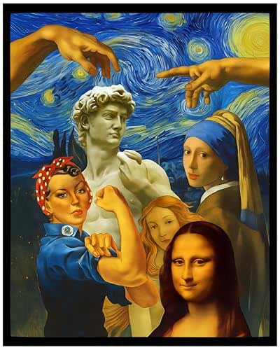 Amazon.com: Art Legends Mashup Wall Art Print – Famous Painting ...