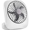 Amazon.com: O2COOL Treva 5 Inch Battery Powered Fan Portable Desk Fan 2 ...