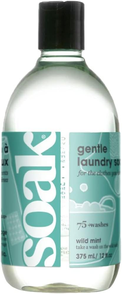 Soak Laundry Soap – No Rinse, Plant Derived Hand Wash Detergent - 375 ...