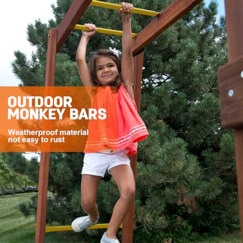 Snapklik.com : Sulythw 12 Pcs Monkey Bars For Backyards 21 Inch ...