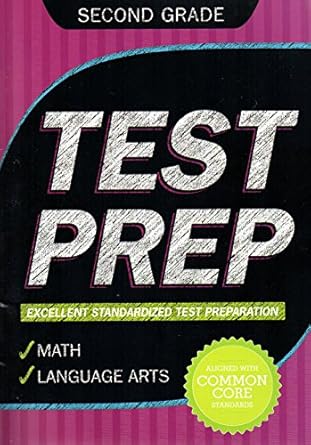 Second Grade Math & Language Arts Test Prep Workbook (Aligned with ...