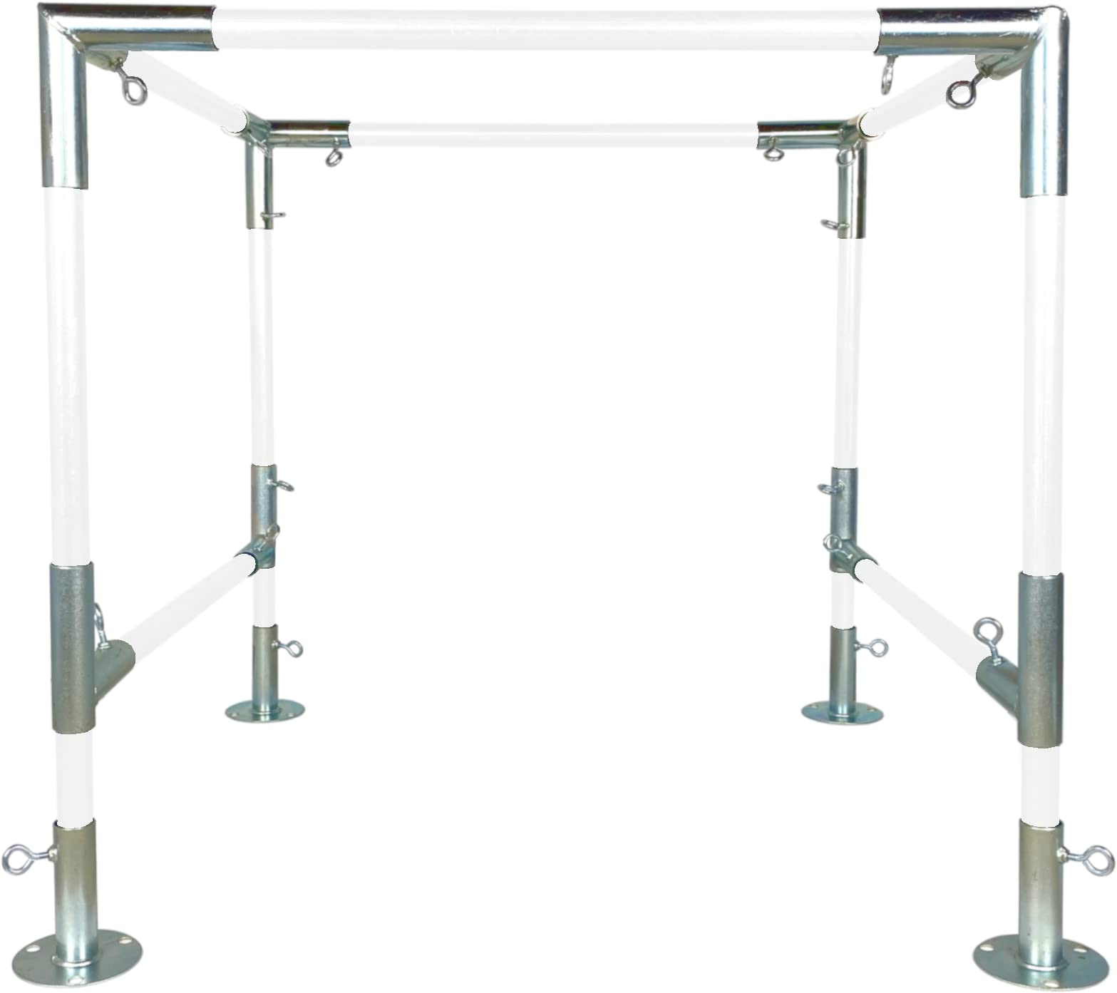 Amazon.com : 10' x 10' Flat Roof Canopy Fittings Kits, DIY Metal Frame ...