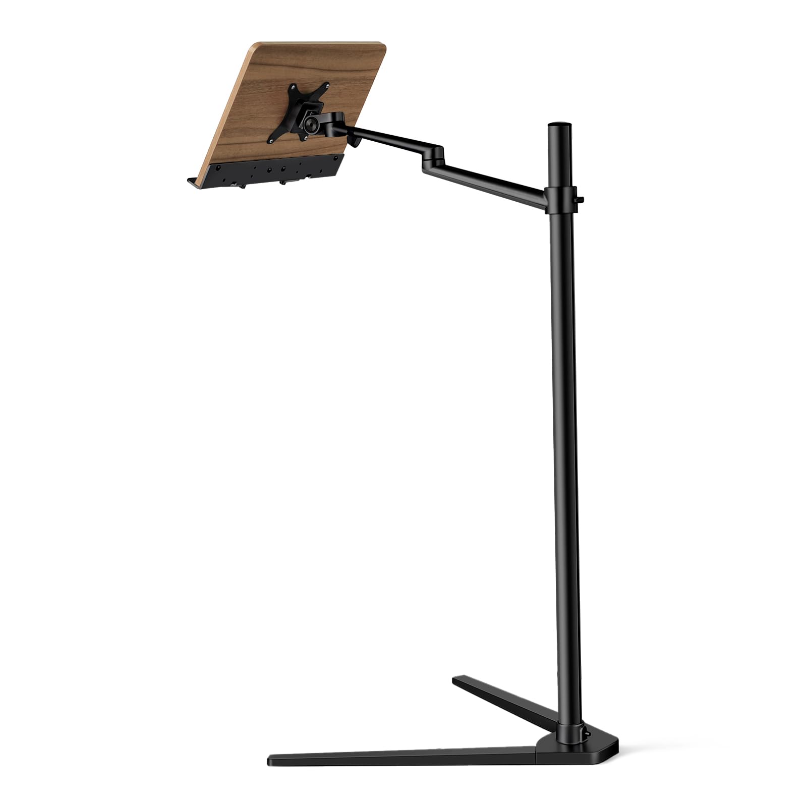 Amazon.com: MagicHold Height Adjustable Floor Book Stand with Wood ...