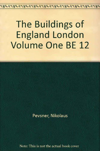 The Buildings of England London Volume One BE 12: Amazon.co.uk: Pevsner ...