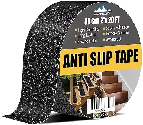 Anti Slip Stair Tread Strips 6" x 24" (4-Pack) Skid Guard No More ...