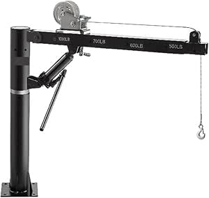 Amazon.co.jp: 1000lbs Hydraulic Cable Winch David Crane Pickup Truck ...
