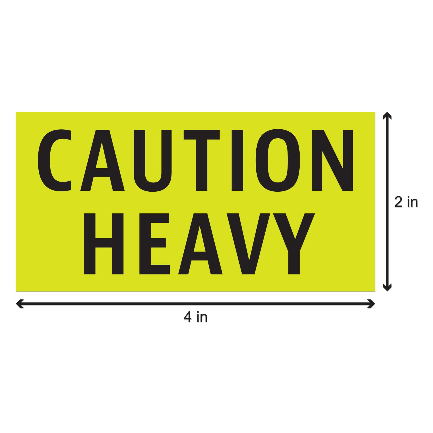 Snapklik.com : Caution Heavy Labels