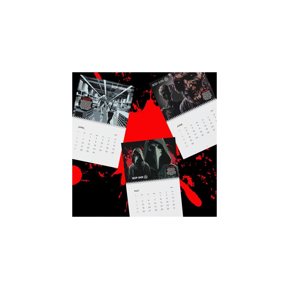 SCP 2025 Wall Calendar, Scp Foundation Calendar, Philippines | Ubuy