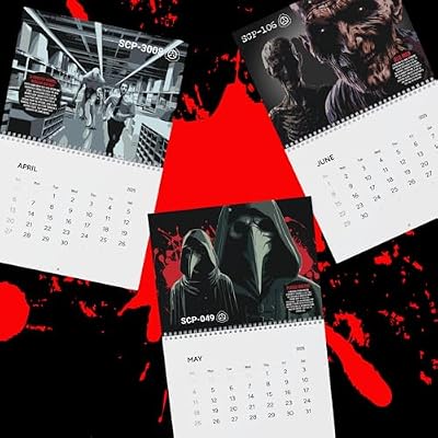 SCP 2025 Wall Calendar, Scp Foundation Calendar, Philippines | Ubuy