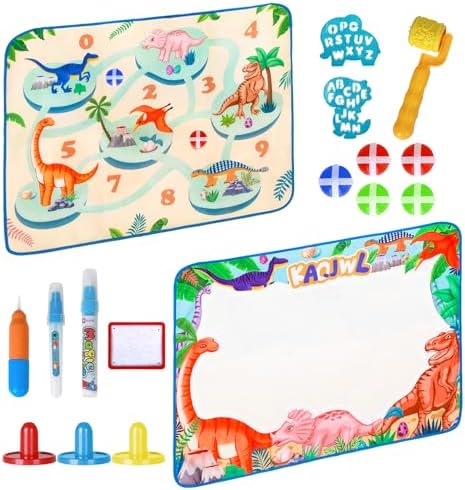 Amazon.com: Water Doodle Mat Magic Graffiti mat 40 X 27.5Inches，Two-in ...